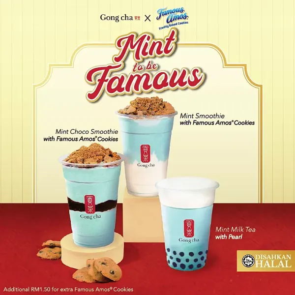 Gong cha: NEW Gong cha x Famous… | The Beat Kuala Lumpur