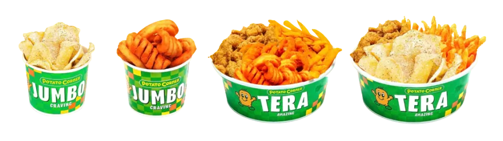 Potato Corner’s Loopys and Harvest Chips are now available!