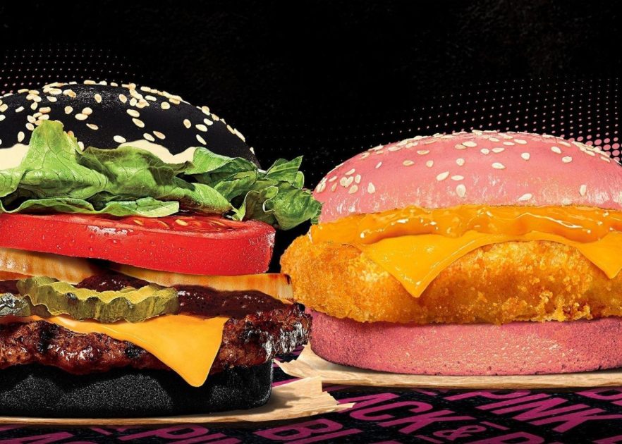 Burger King Brings Back Black and Pink Burgers to Its Menu