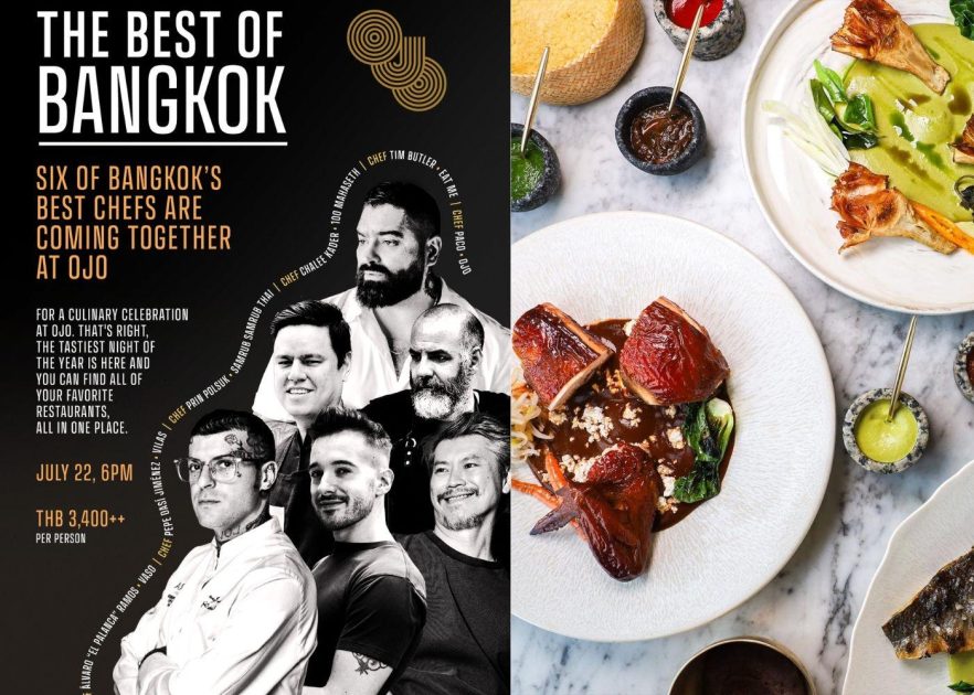 Ojo Bangkok to Host 6 Star Chefs for 12-course Dinner