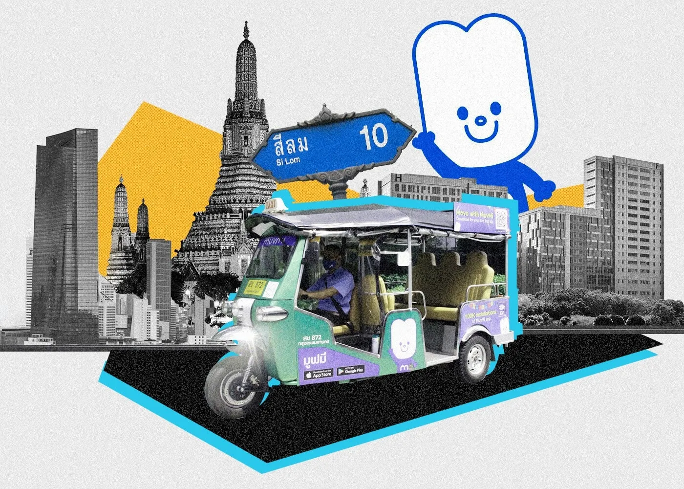 This App Lets You Book a Tuktuk to Get Around Bangkok