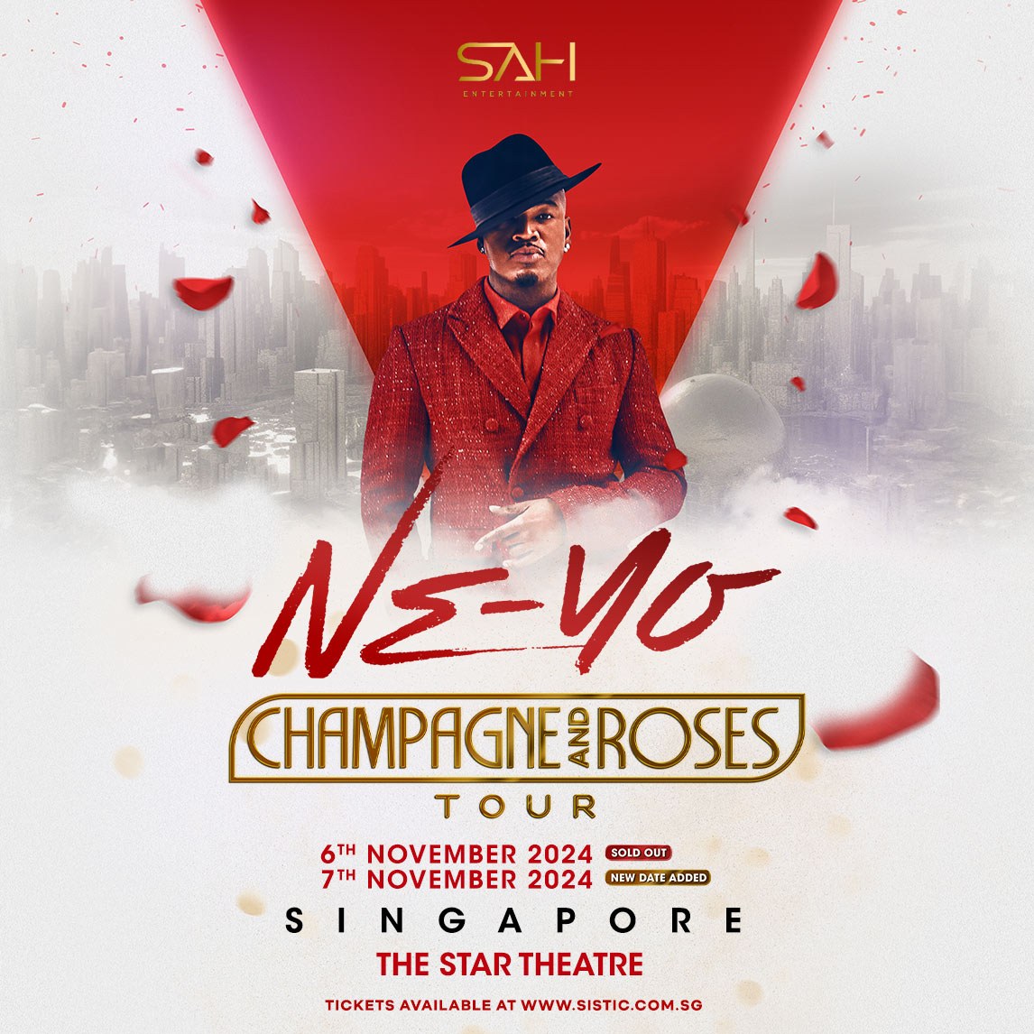 NE-YO: Champagne & Roses Tour in… | The Beat Singapore