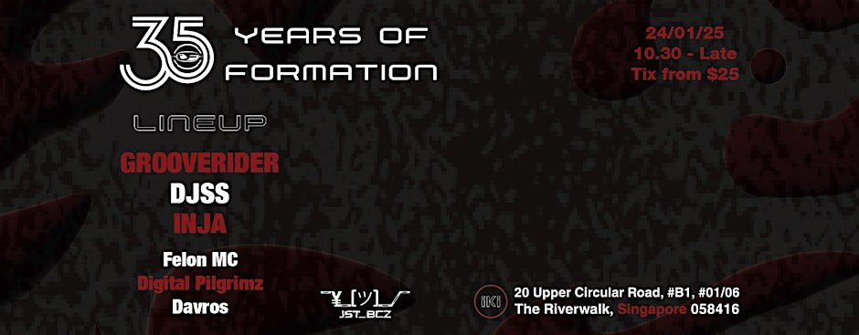 Grooverider, DJ SS, Inja - 35 Years of… | The Beat Singapore