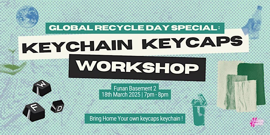 Upcycling Keycaps Keychain Workshop | The Beat Singapore