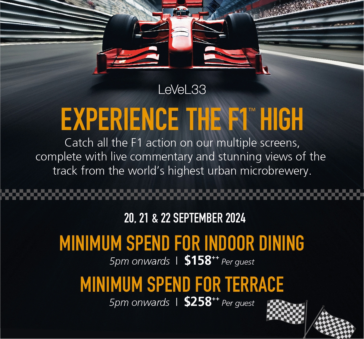 Experience the F1 High + F1 Group… | The Beat Singapore
