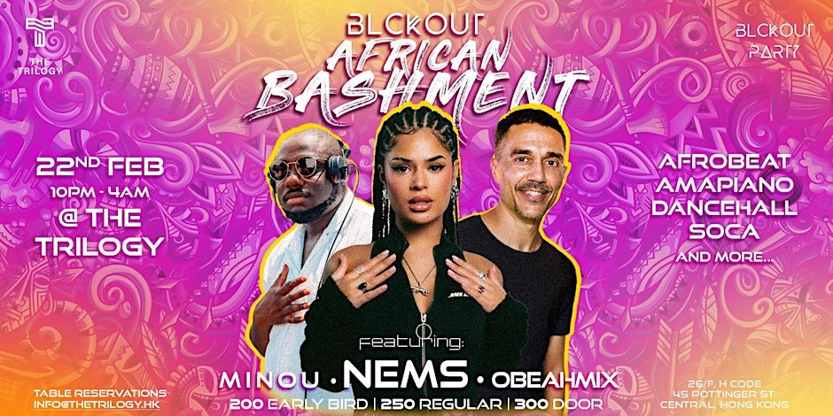 BLCKOUT AFRICAN BASHMENT | The Beat Hong Kong