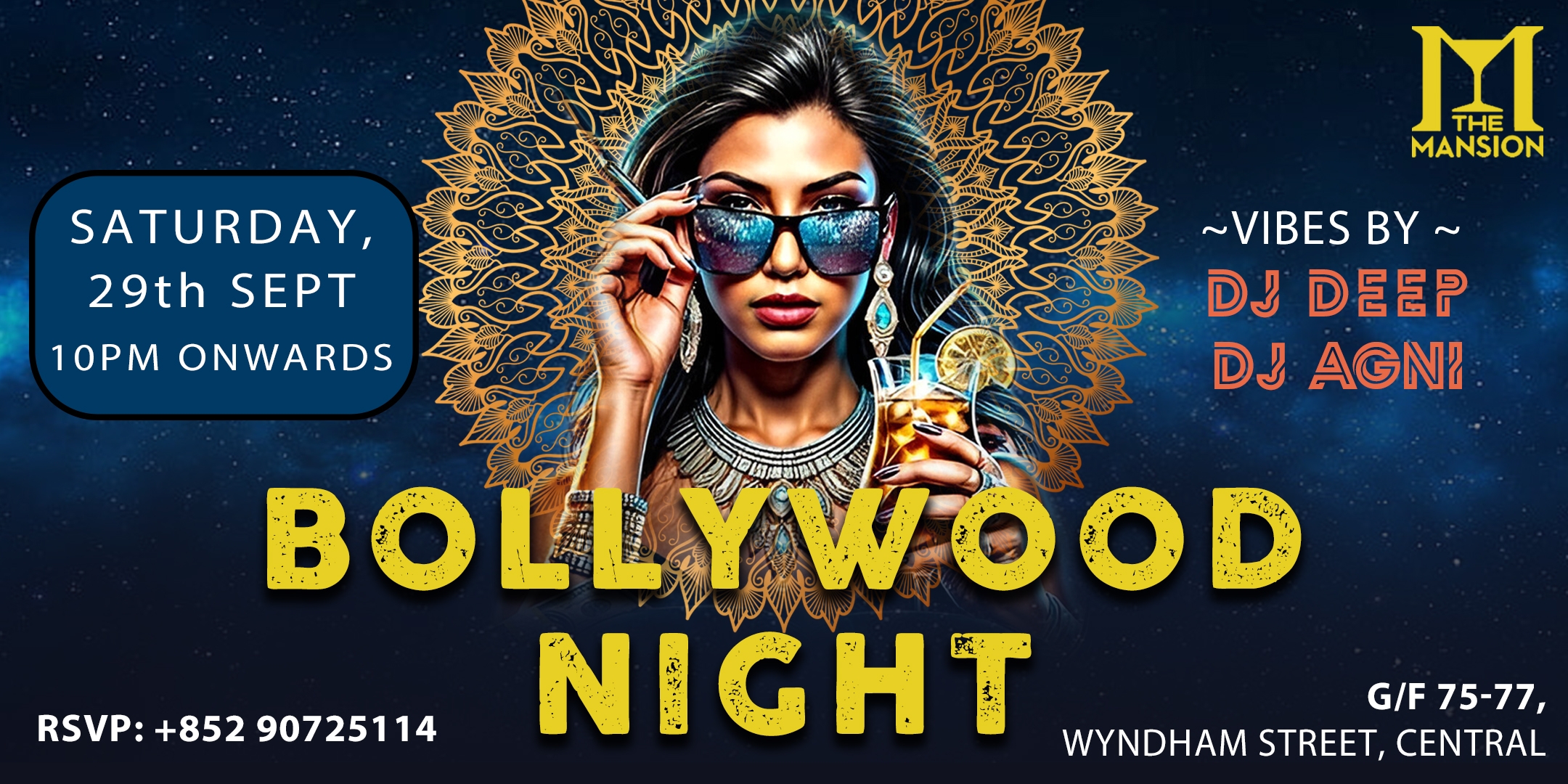 BOLLYWOOD NIGHT at THE MANSION | The Beat Hong Kong