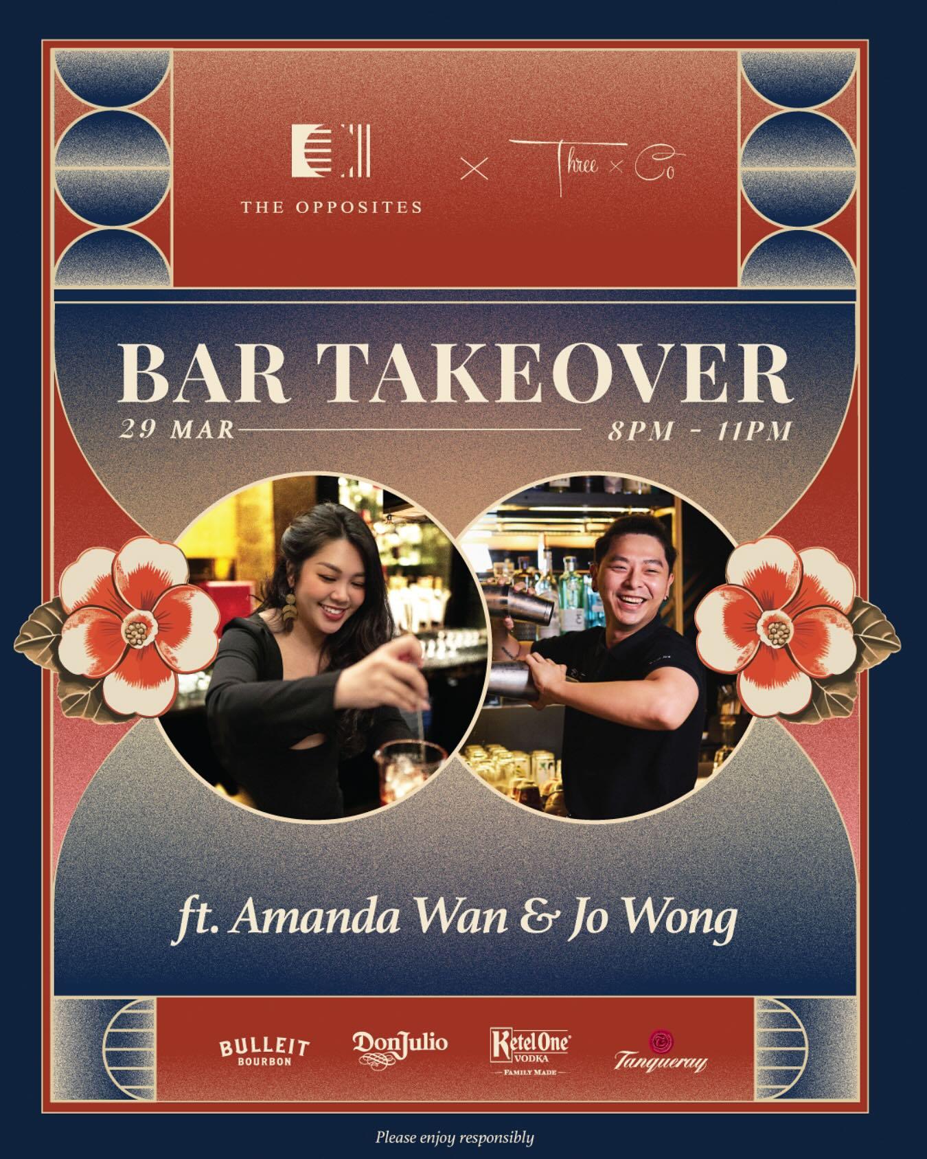 The Opposites x Three X Co Bar Takeover | The Beat Hong Kong