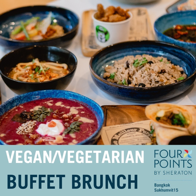 Vegan/Vegetarian Buffet Brunch at The… | The Beat Bangkok