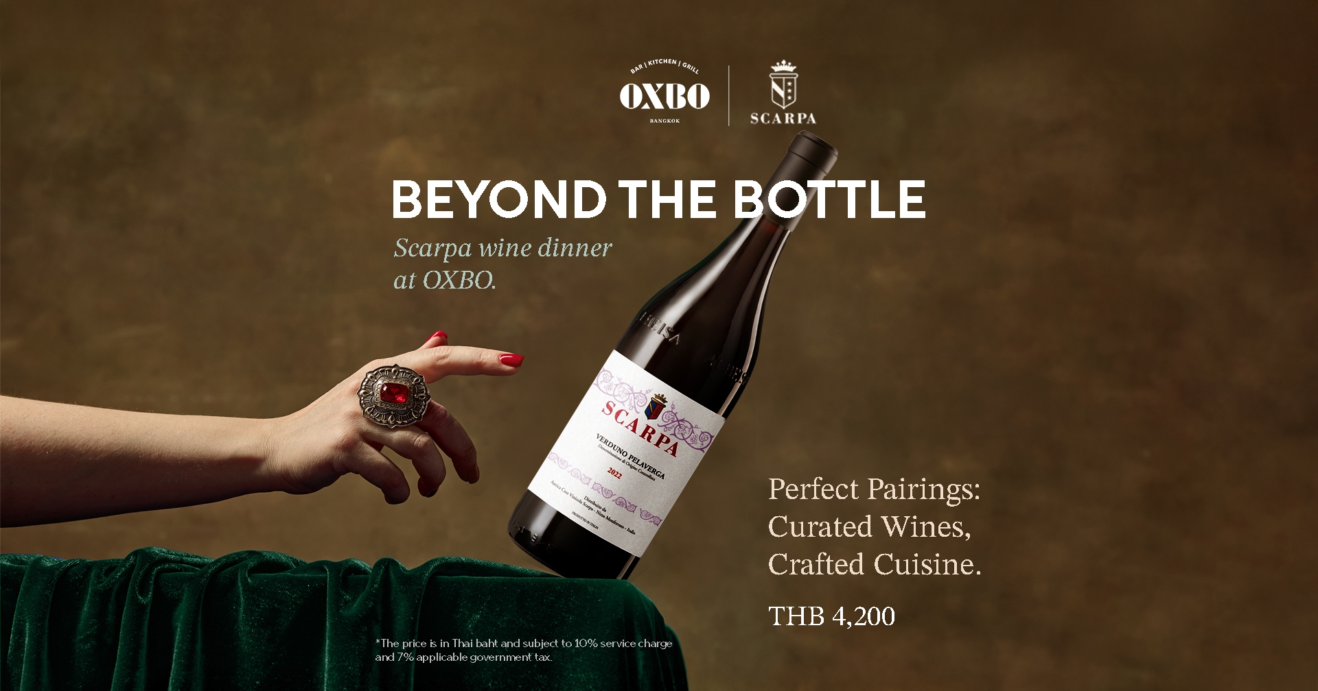 BEYOND THE BOTTLE: A Scarpa Wine Dinner… | The Beat Bangkok