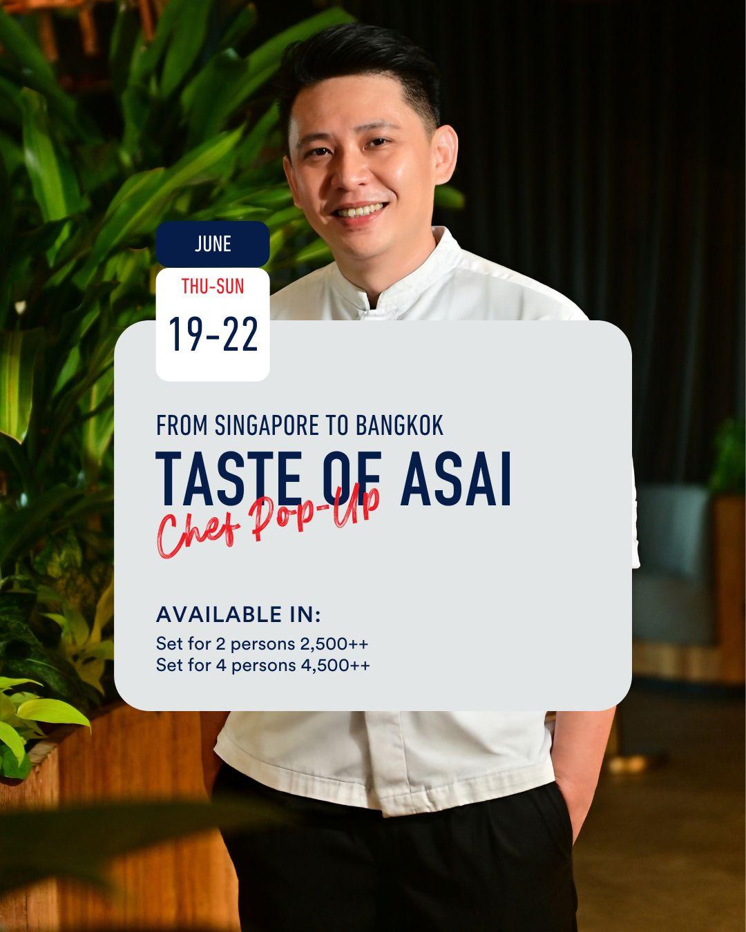 ASAI Chef Pop-Up: Chef Roy Ng of Dusit… | The Beat Bangkok