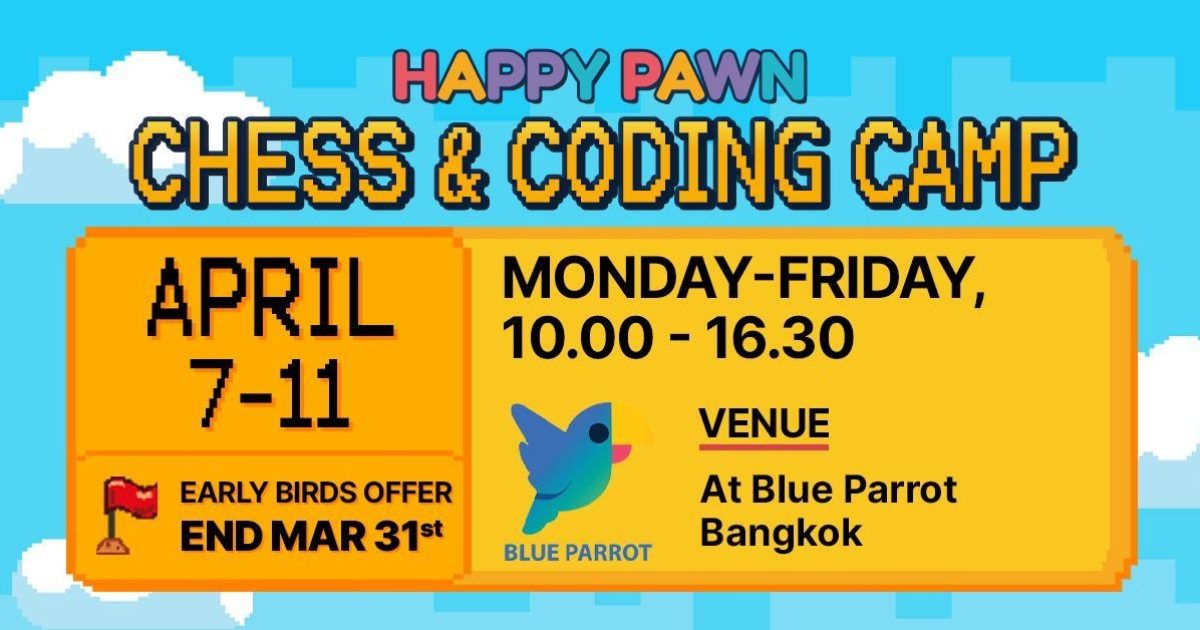 Happy Pawn Chess & Coding Camp (Session… | The Beat Bangkok