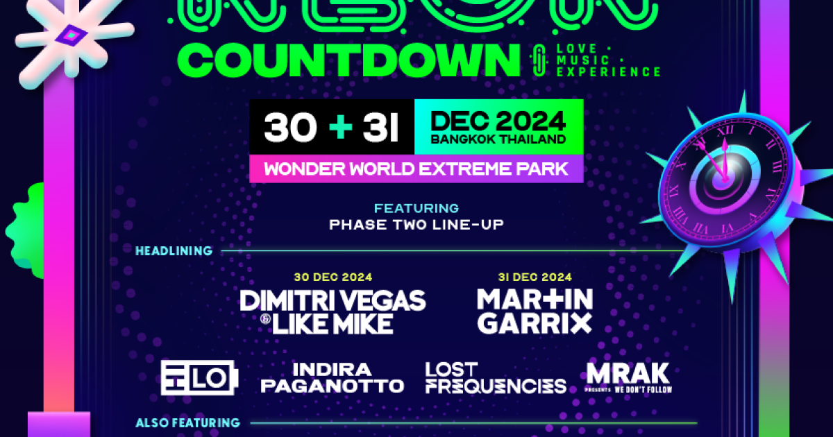 NEON Countdown 2024/2025 | The Beat Bangkok