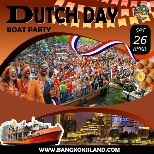 Dutch Day 2025 – Koningsdag Boat Party | The Beat Bangkok