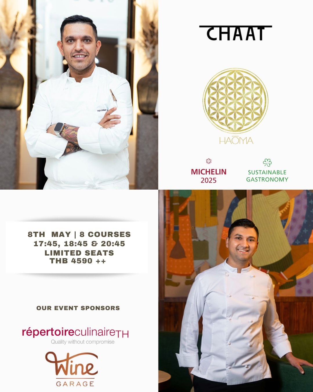 Haoma X CHAAT 4-Hands Dinner | The Beat Bangkok