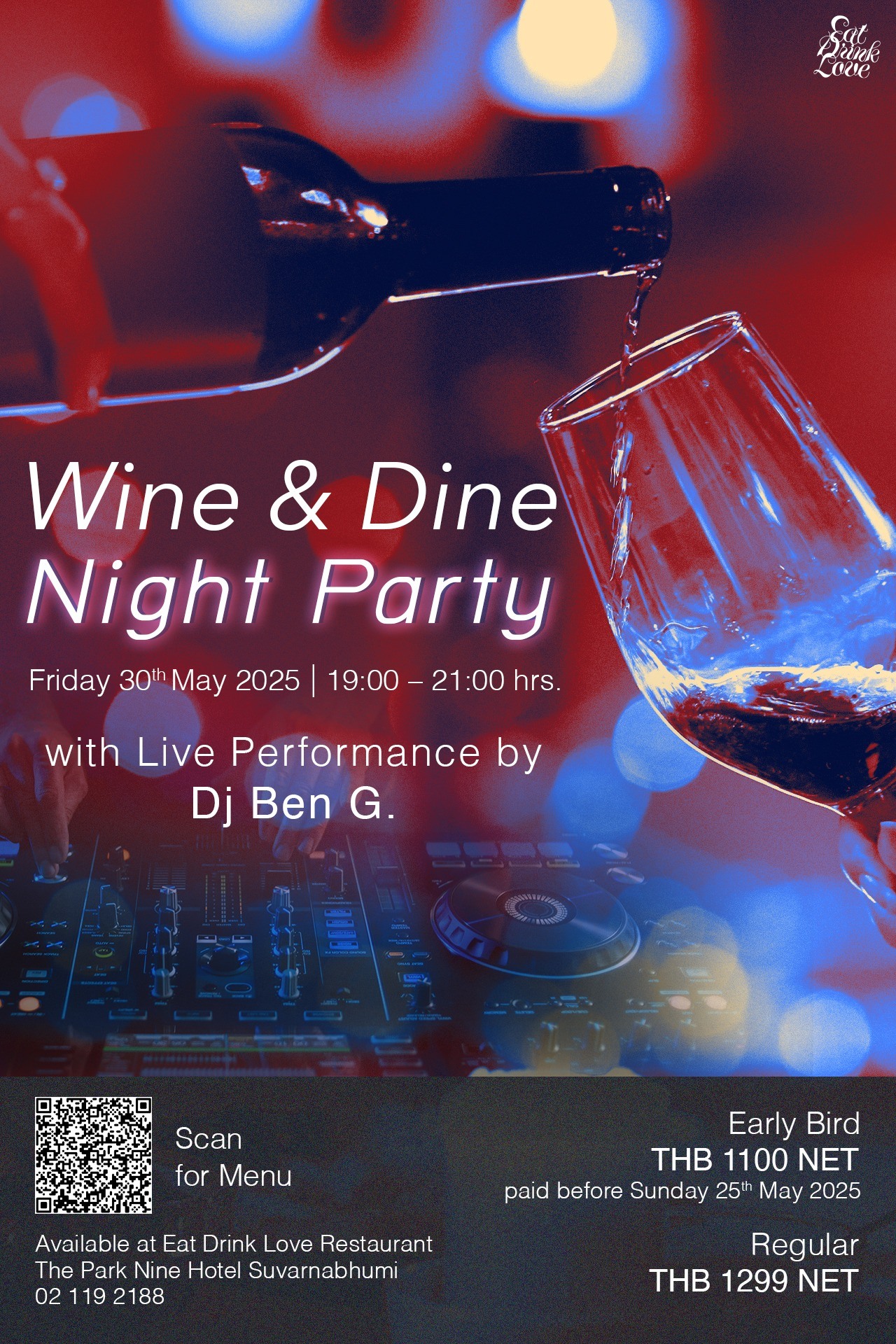 Wine & Dine Night Party | The Beat Bangkok