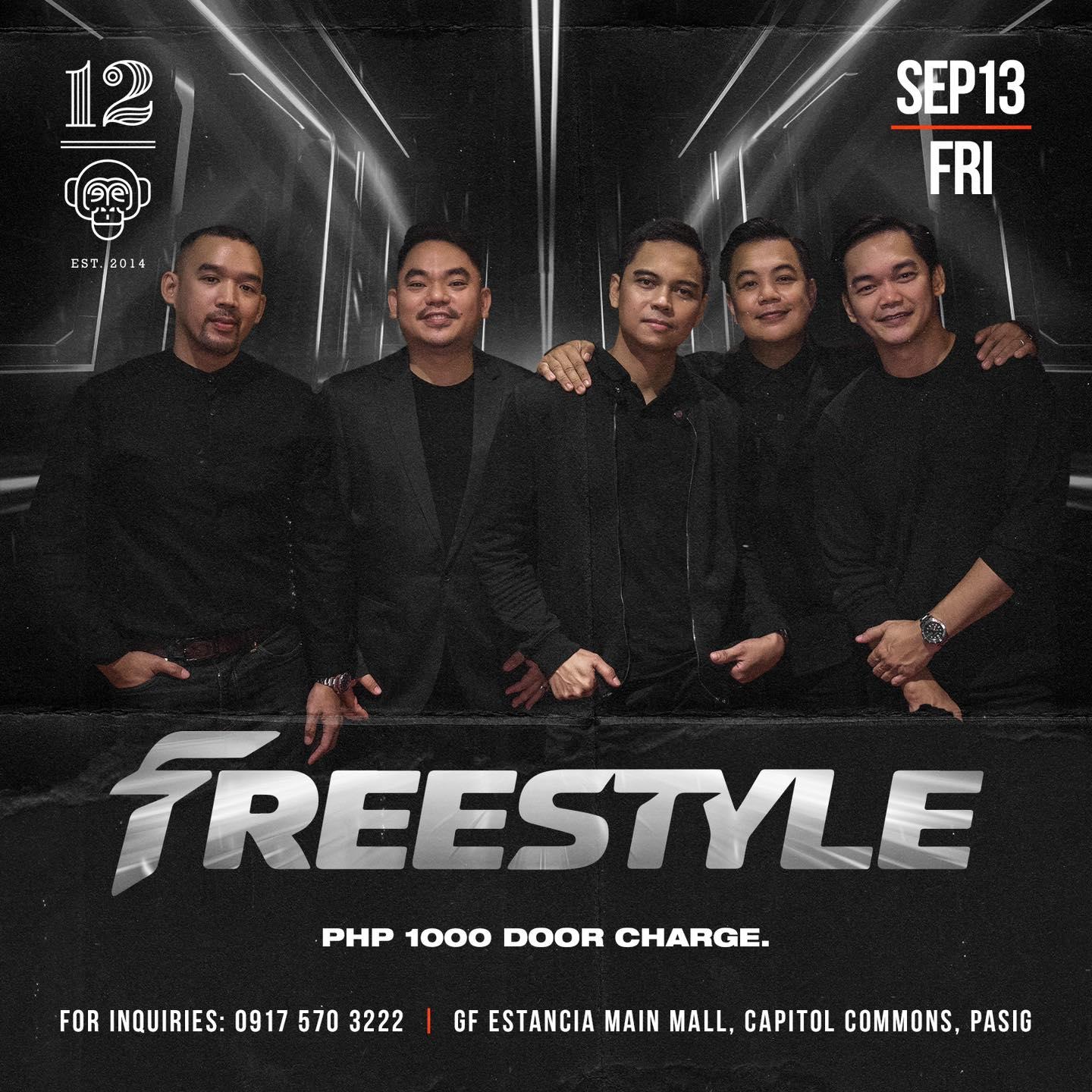 FREESTYLE Live at 12 Monkeys Music Hall &… | The Beat Manila