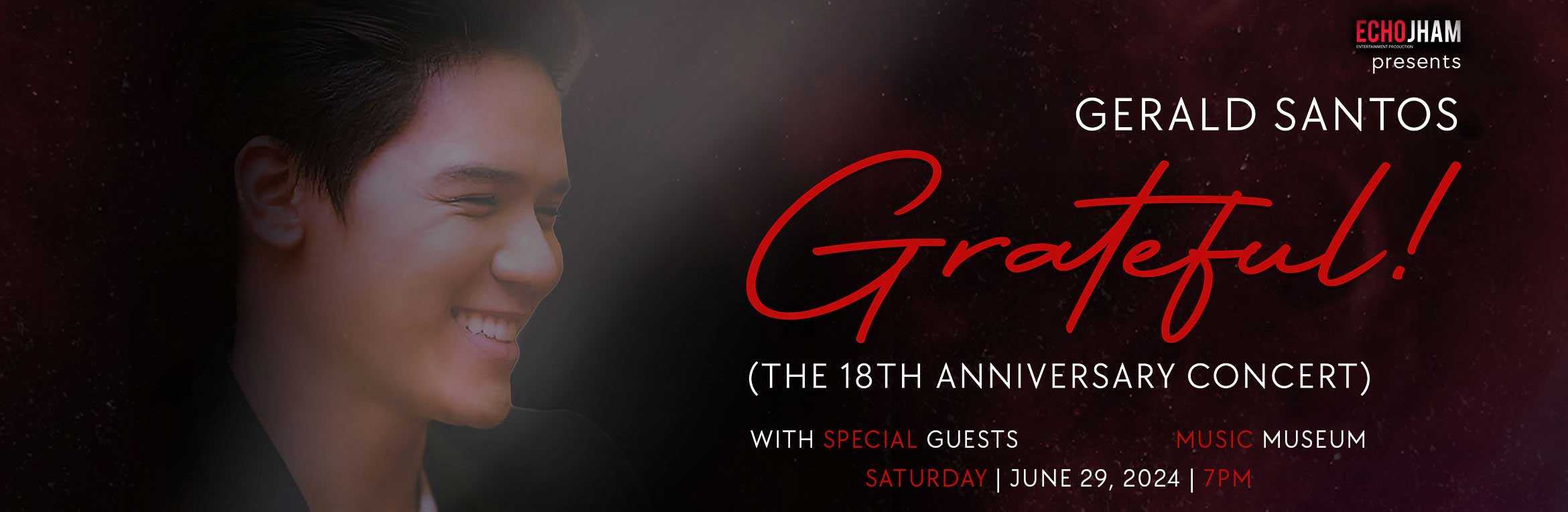 Gerald Santos: GRATEFUL (The 18th… | The Beat Manila