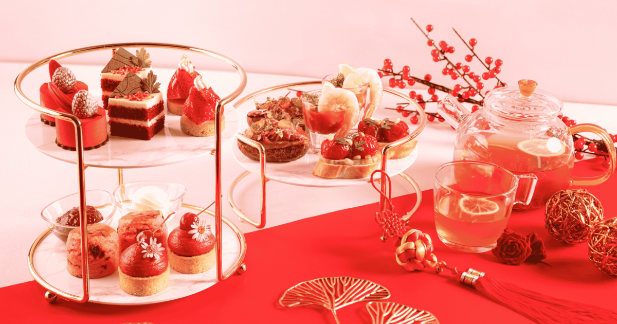 Ebb & Flow Afternoon Tea in Red Harmony | The Beat Hong Kong