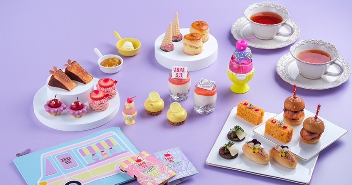 Sundae Neon Twist Afternoon Tea | The Beat Hong Kong