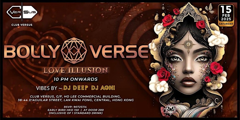 Versus Club Presents: BOLLYVERSE LOVE… | The Beat Hong Kong