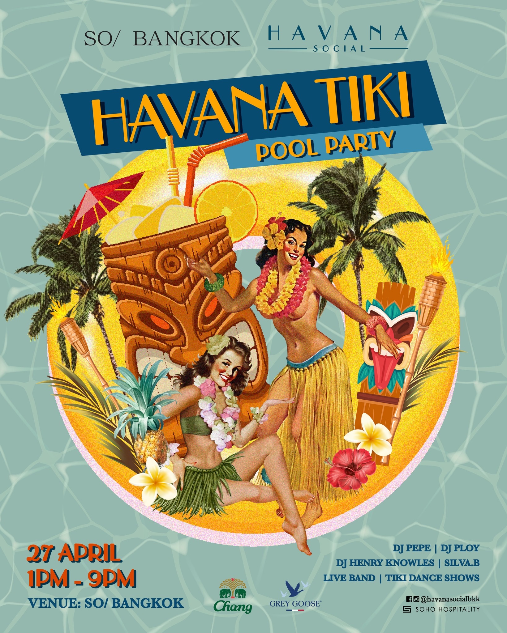 Havana Tiki Pool Party | The Beat Bangkok