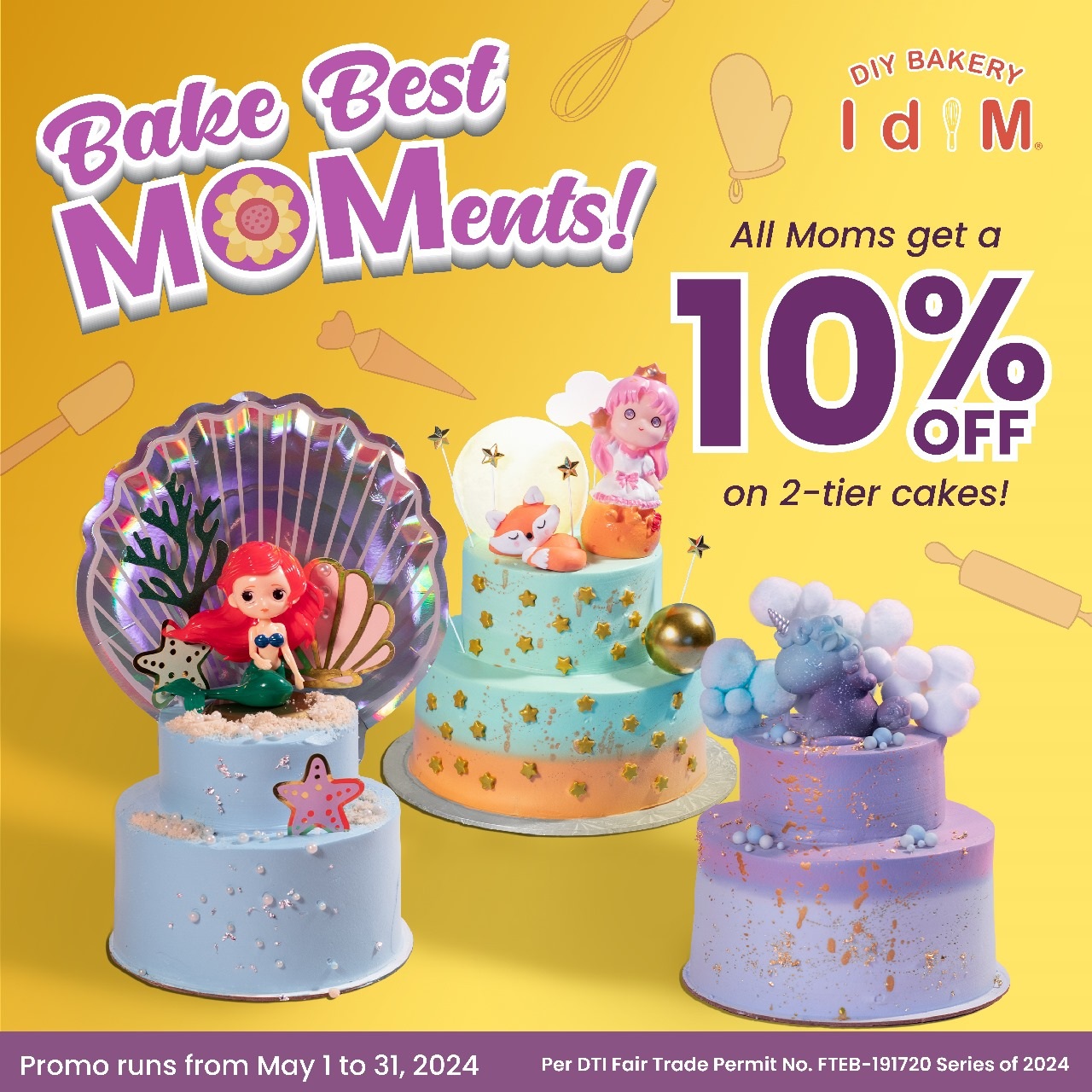 IDIM DIY Bakery Mother’s Day Promo | The Beat Manila