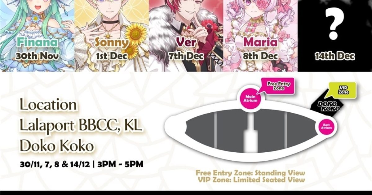 Nijisanji Meet & Greet x Doko Koko Cafe