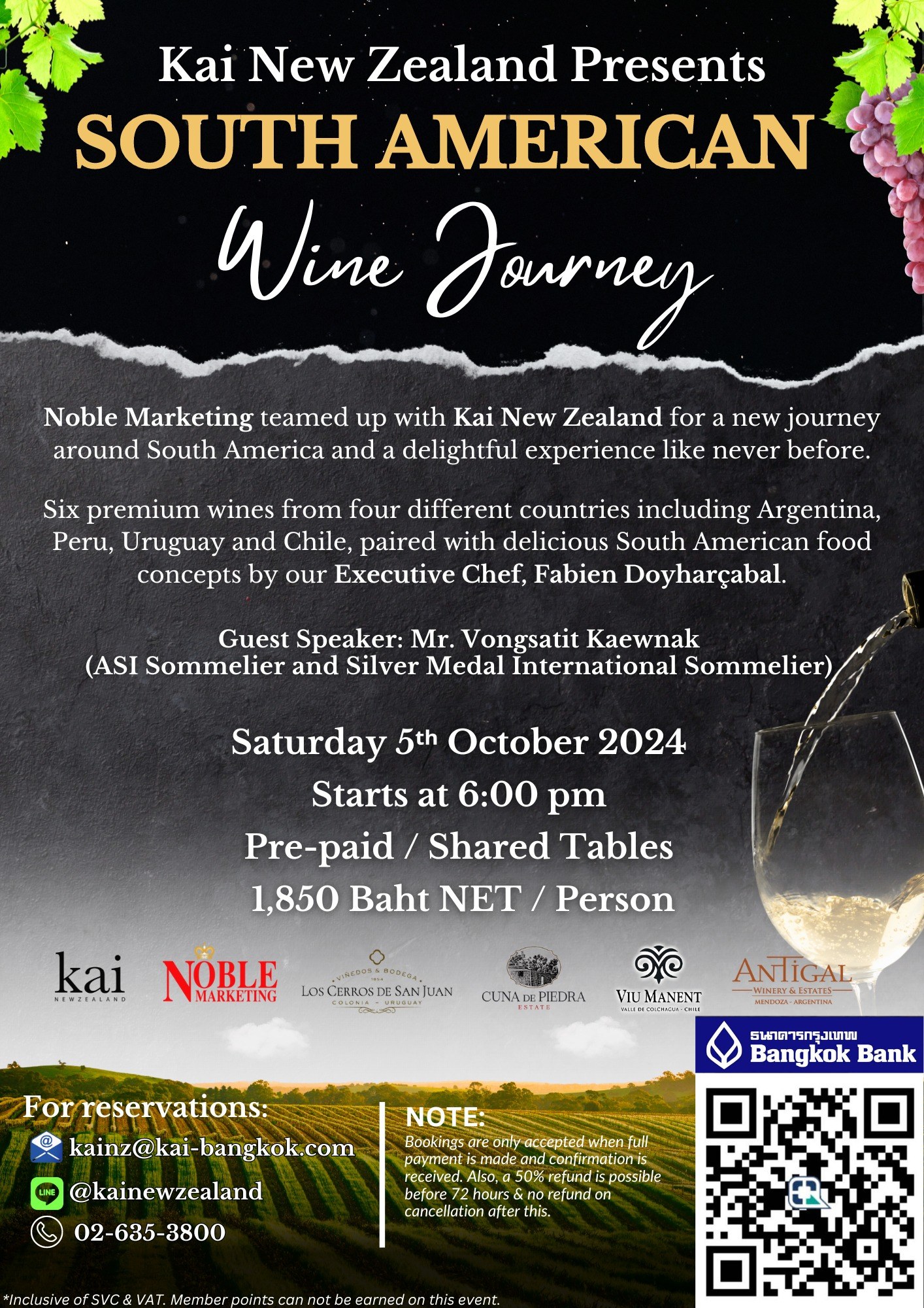 Kai New Zealand Presents South American… | The Beat Bangkok