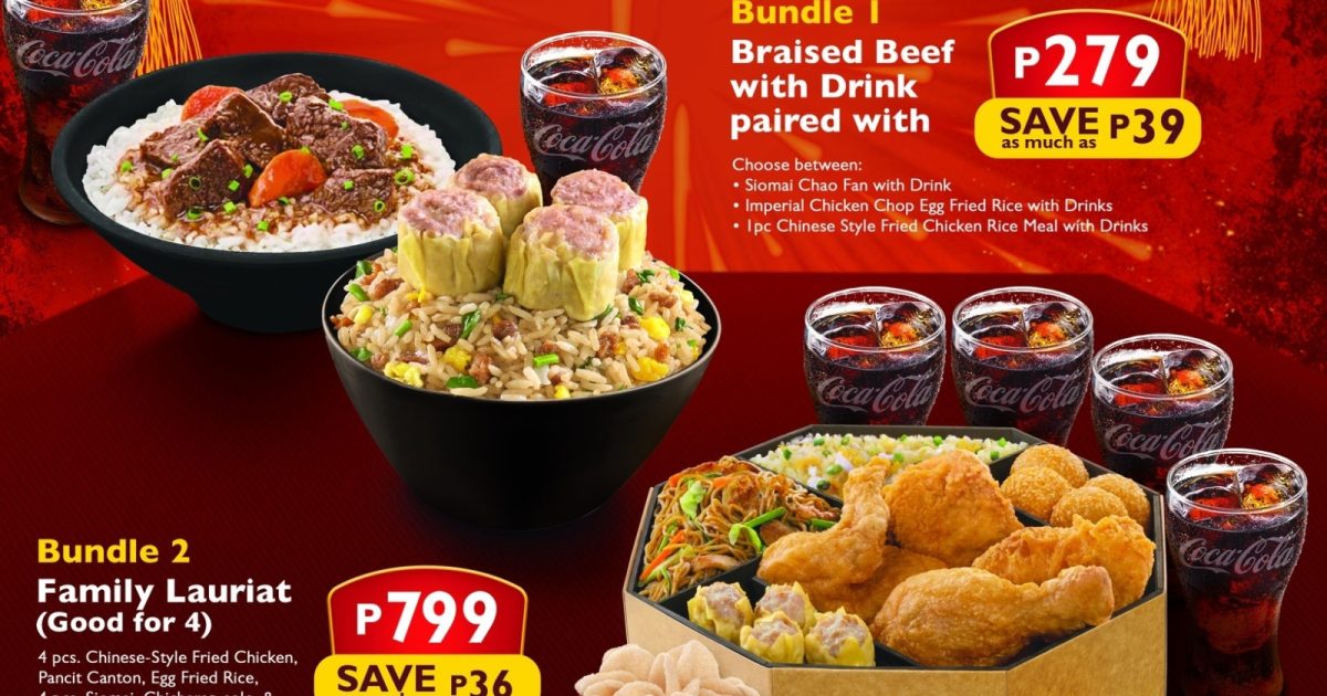 Chowking PH - Chowlebration Lucky Bundles | The Beat Manila