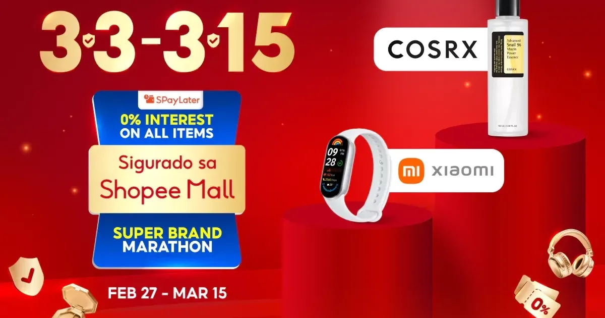 Shopee 3.3-3.15 Mega Shopping Sale | The Beat Manila