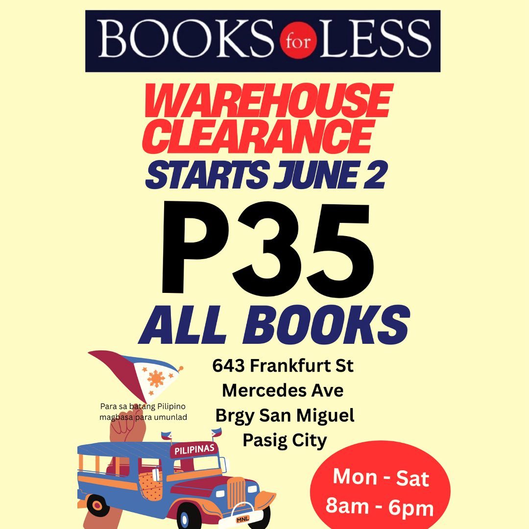 Books for Less Bookstore - P35 For All… | The Beat Manila