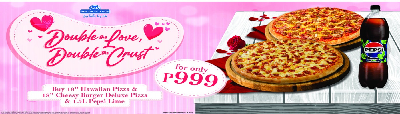S&R New York Style Pizza - Double the… | The Beat Manila