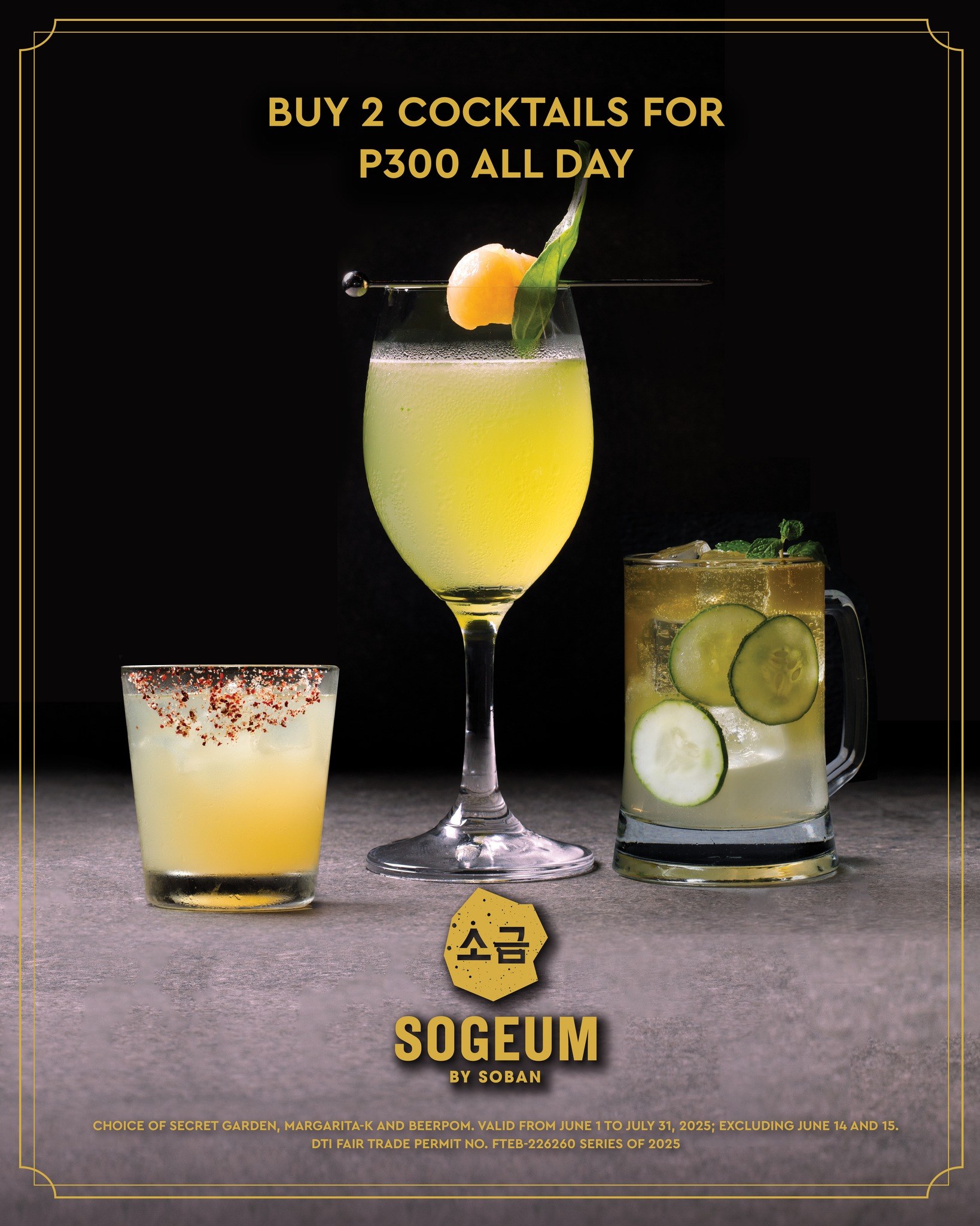 Sogeum by Soban - Buy 2 Cocktails for… | The Beat Manila