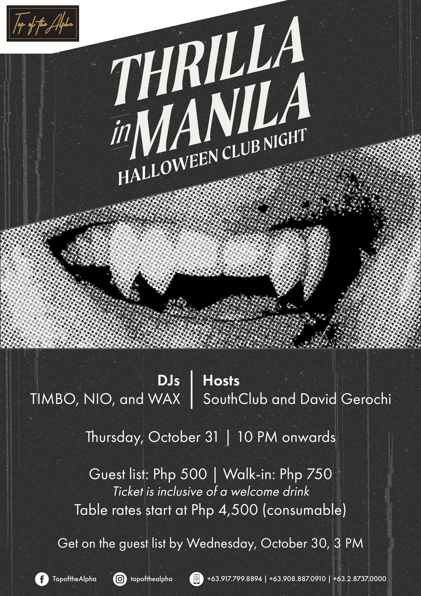 Thrilla in Manila Halloween Club Night | The Beat Manila