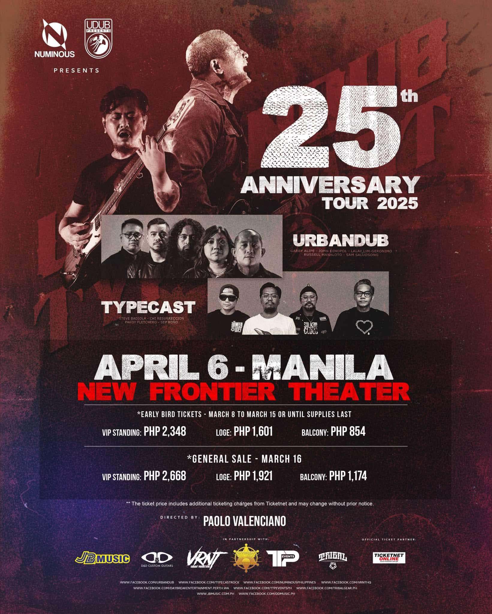 URBANDUB x Typecast 25th Anniversary Tour | The Beat Manila