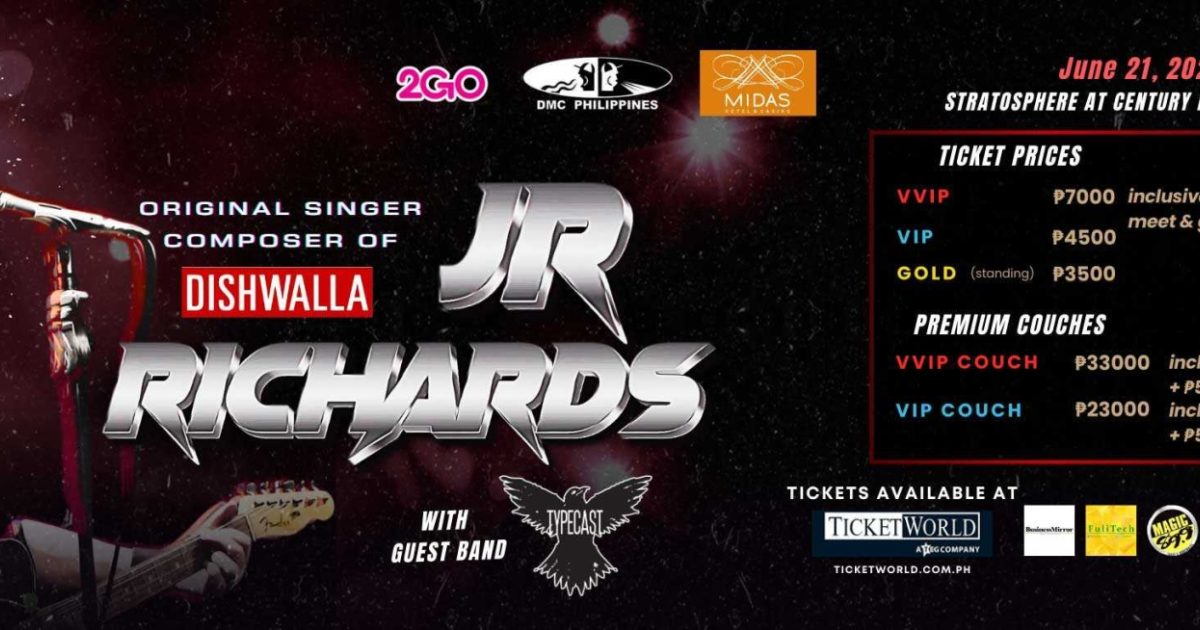 JR Richards (Original Singer of… | The Beat Manila
