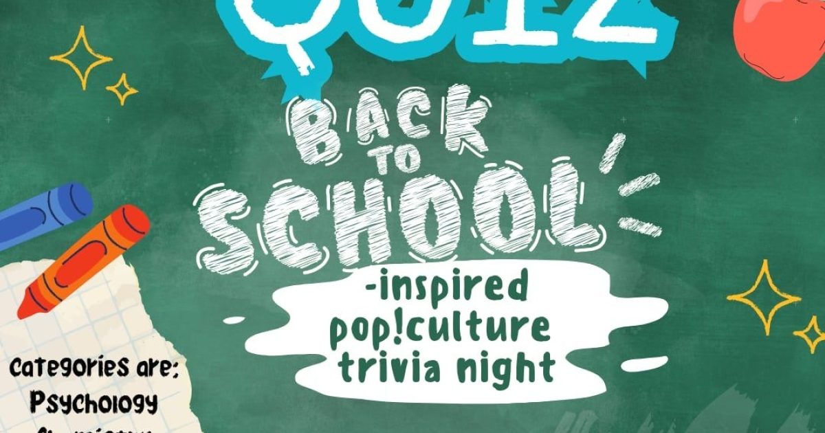 PopQuiz: A Back to School Trivia Night | The Beat Manila