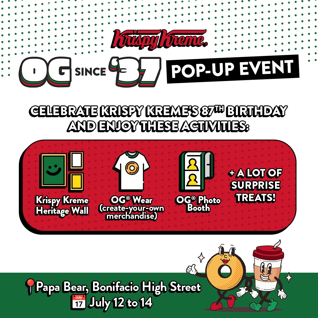 Krispy Kreme OG since 1937 Pop-up Event | The Beat Manila