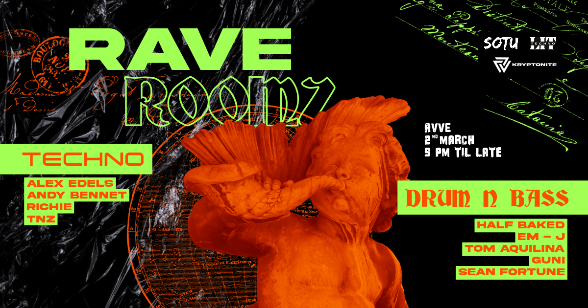 Rave RoomZ | 2 Stages | Techno X DnB |… | The Beat Bangkok