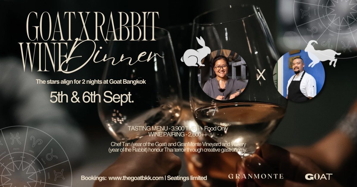 GOAT X RABBIT Wine Dinner at Goat Bangkok | The Beat Bangkok