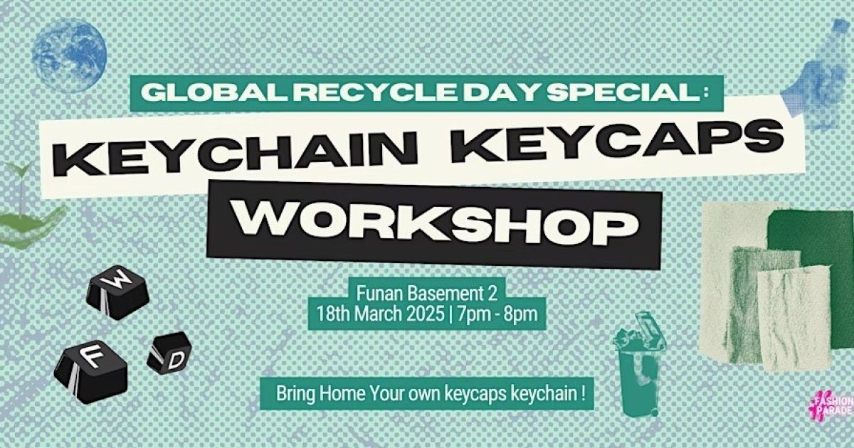 Upcycling Keycaps Keychain Workshop | The Beat Singapore