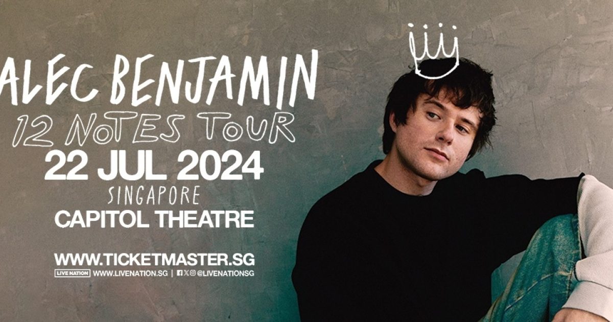 Alec Benjamin '12 Notes Tour' in… | The Beat Singapore