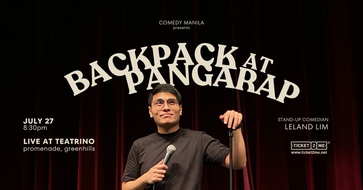 Backpack at Pangarap: Live Stand-Up… | The Beat Manila