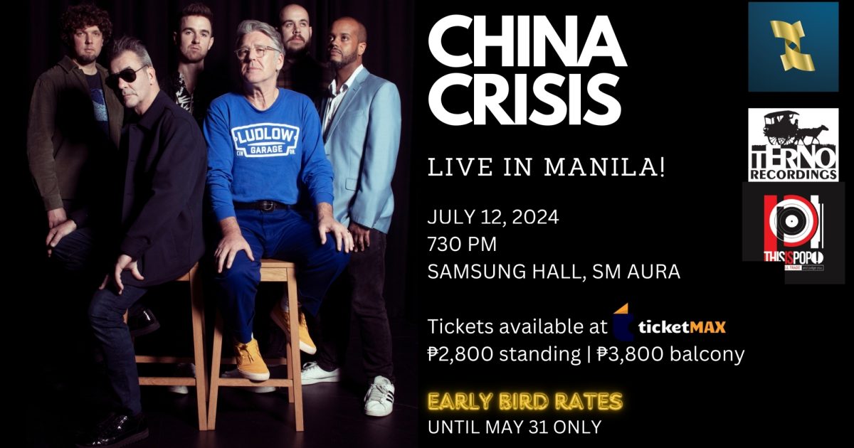 CHINA CRISIS LIVE IN MANILA | The Beat Manila