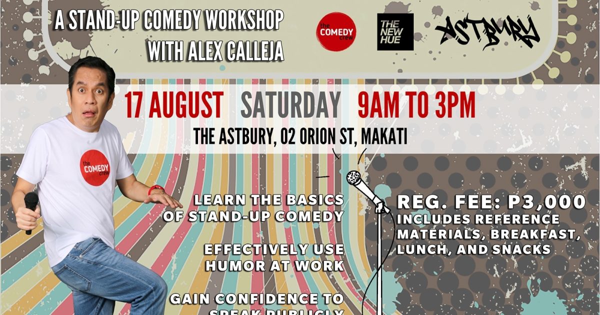 HUMOR ME STAND-UP COMEDY WORKSHOP | The Beat Manila