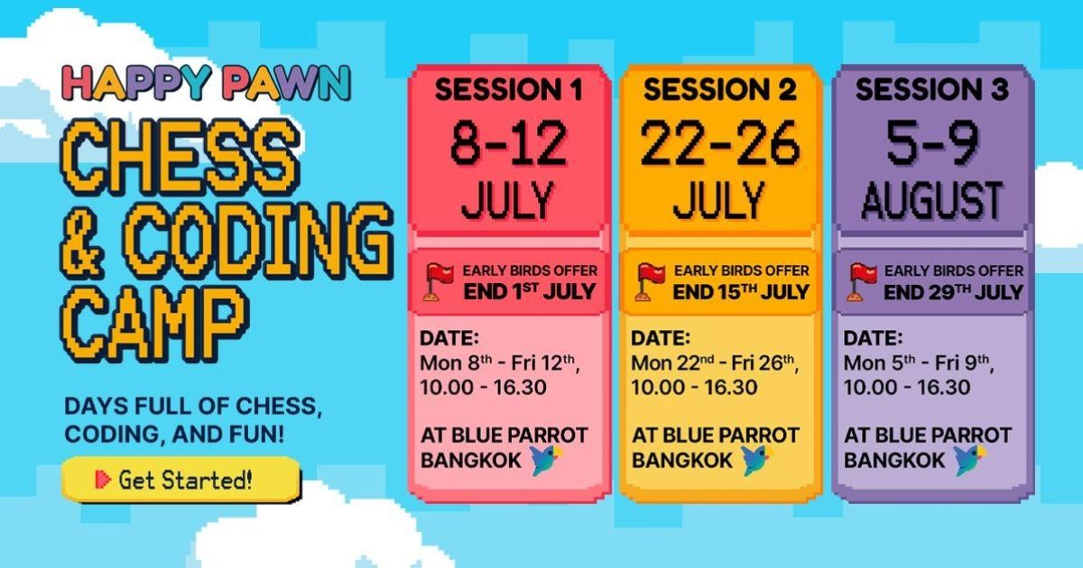 Happy Pawn Chess & Coding Camp (Session… | The Beat Bangkok