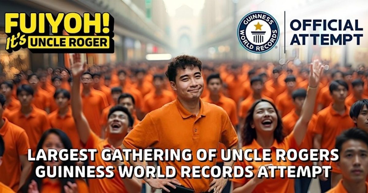 Join Uncle Roger in His Guinness World Record Attempt!