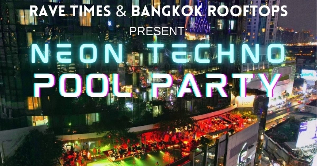 Neon TECHNO Pool Party (September 2024) | The Beat Bangkok
