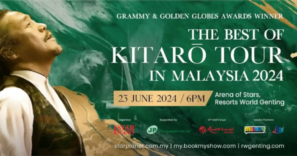 The Best of Kitaro Tour in Malaysia 2024